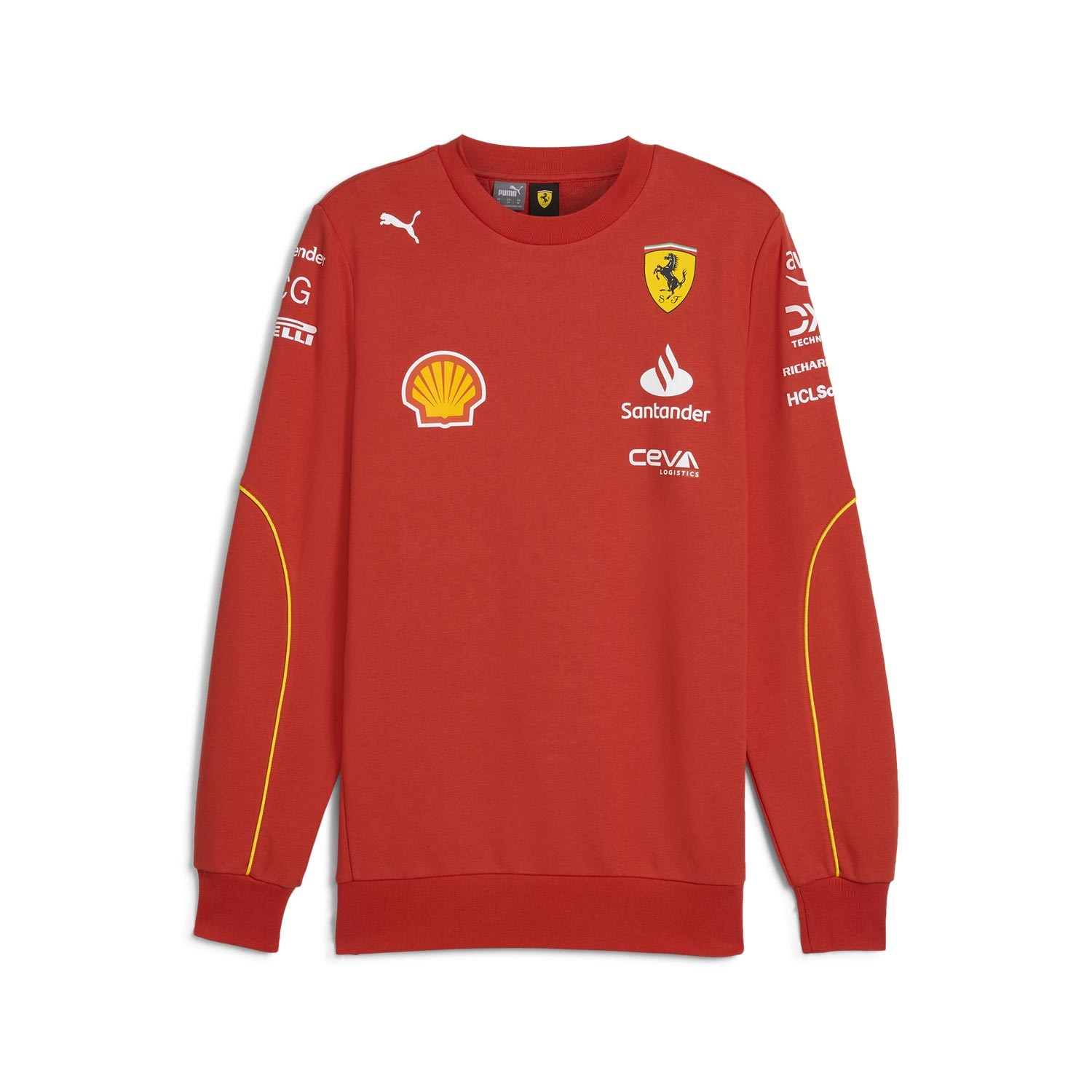 Sweat-shirt à col rond Team Ferrari F1 2024 pour hommes | Vêtements ...